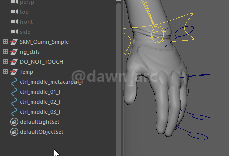 [Maya]Rigging 17 - Clavicles & Fingers